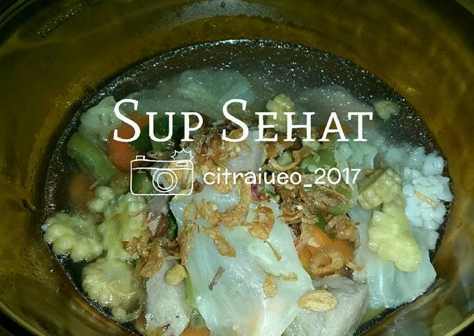 Resep Sup Sehat oleh Citraiueo🍟 - Cookpad