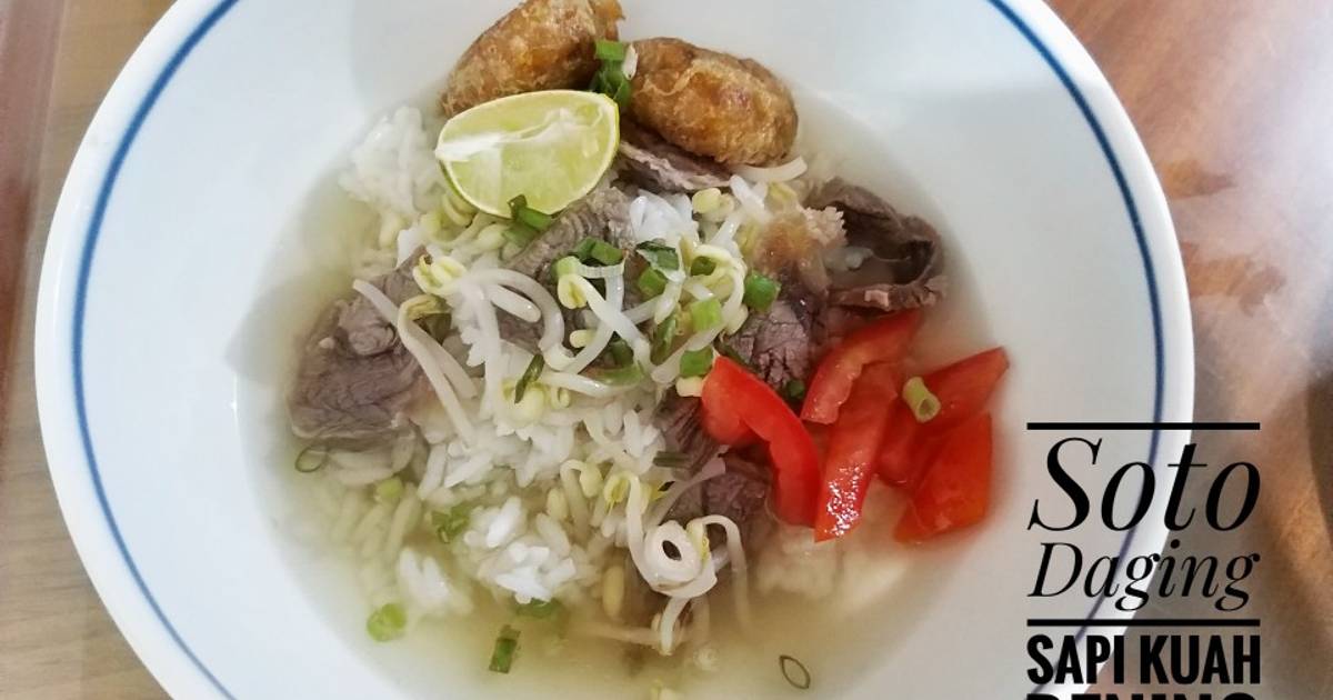 Resep Soto Daging Sapi Kuah Bening oleh Debby Lukito - Cookpad