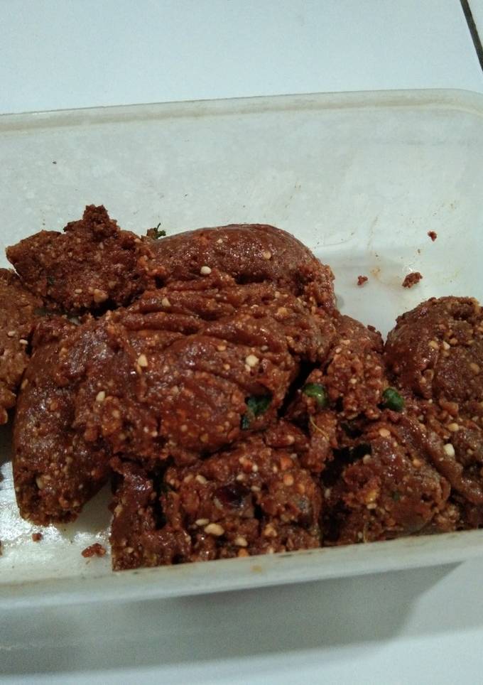 Resep Sambel Pecel Special (Sambel Kacang Tanah/Bumbu Pecel Madiun ...