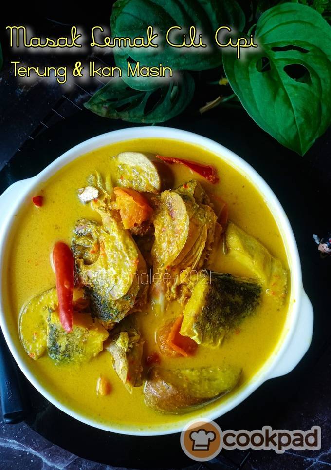 Resipi Masak Lemak Cili Api Terung & Ikan Masin oleh Q'leenalee's ...