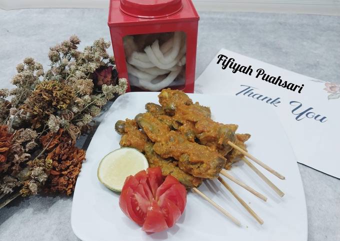 Resep Sate Ampela Ati Bumbu Kuning oleh Fifiyah PuahSari - Cookpad