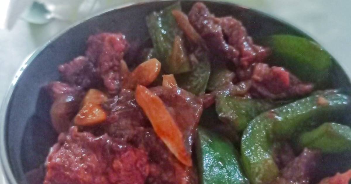 Resep Tumis Daging Paprika oleh nika zulianingsih - Cookpad