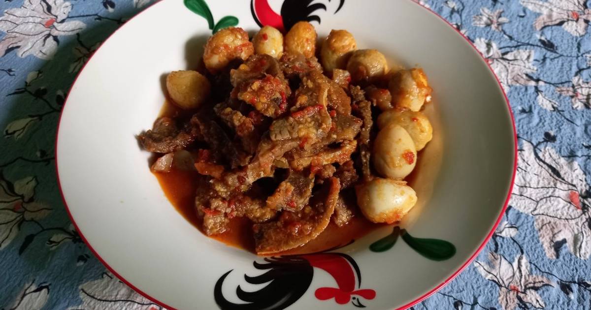 Resep Cingur Sapi Rica Rica oleh Mery Ariansyah - Cookpad