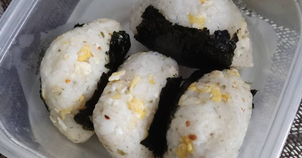 Resep Onigiri telur praktis (bekal sekolah anak) oleh Kurniati Rahayuni - Cookpad