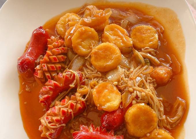 Resep Tofu udang enoki oleh Lisda - Cookpad