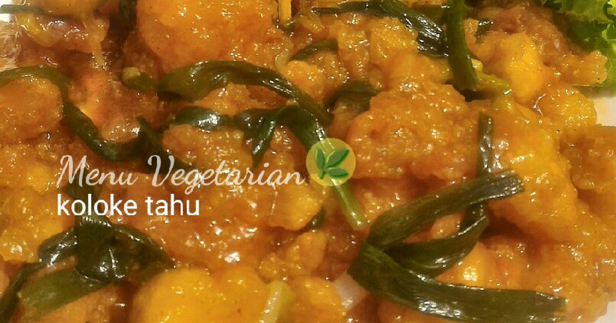Resep Koloke Tahu (Menu Vegetarian) oleh Nancy Firstiant's Kitchen ...