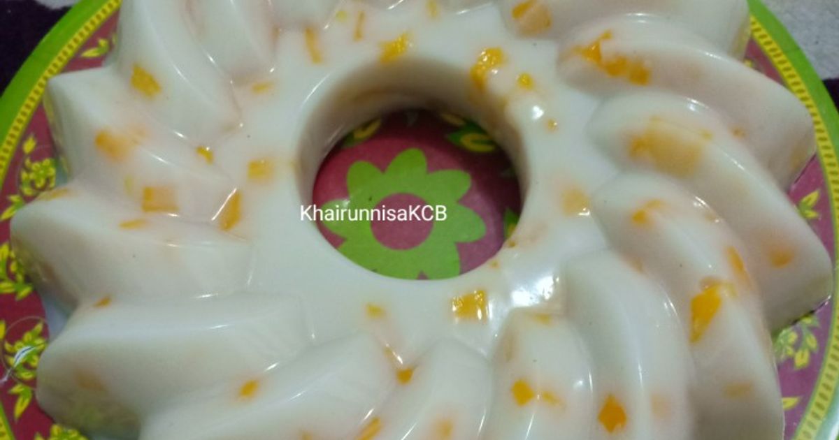 Resep puding hunkwe nangka bungkus daun rumahan enak dan mudah - Cookpad