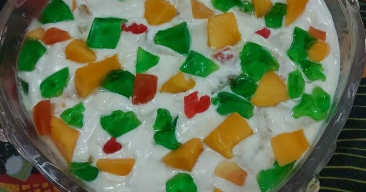 Mango Fruit Cream Recipe by Maha Faraz - Cookpad