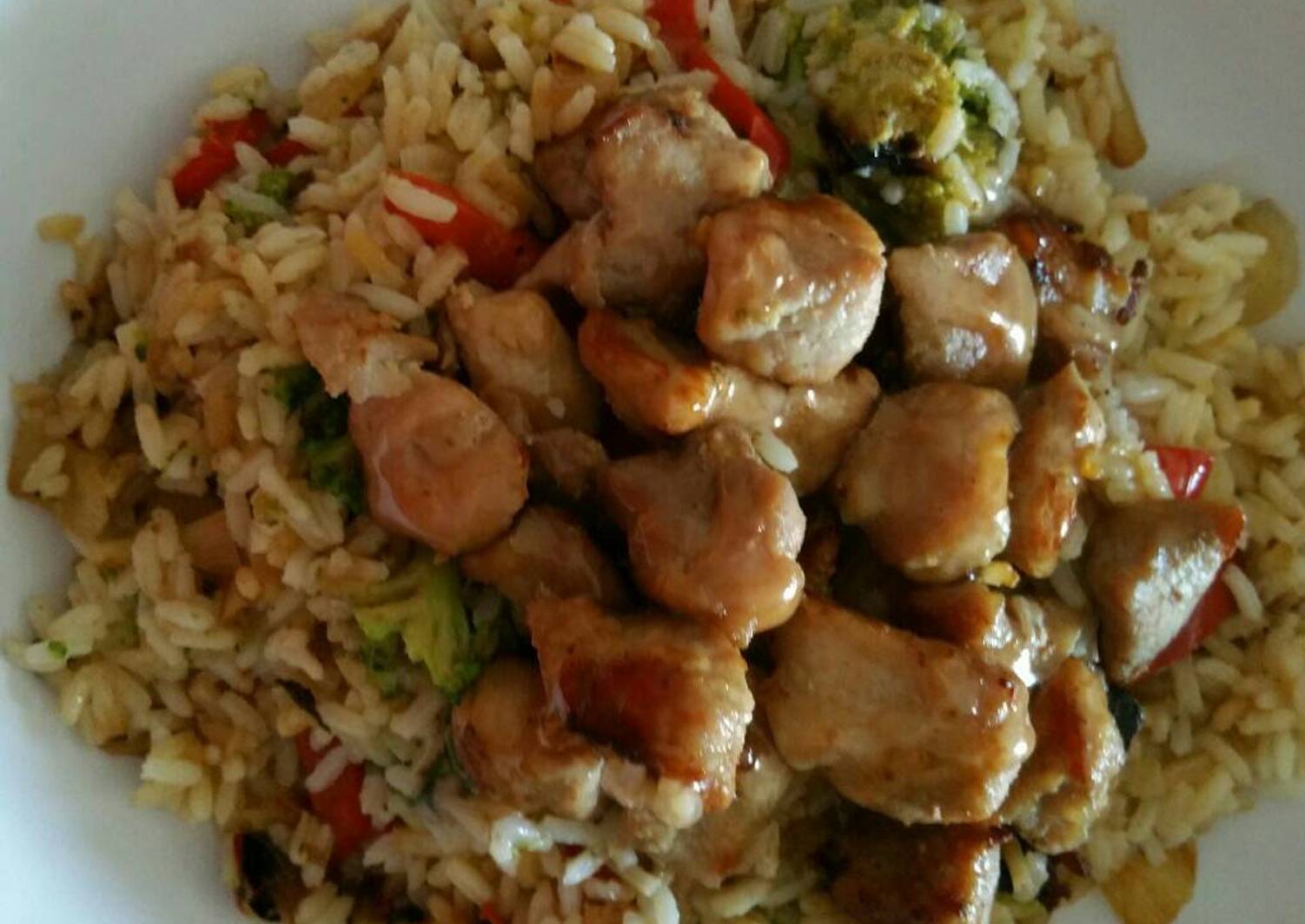 Lomo con arroz y verduras al estilo oriental Receta de Spitarozmah ... Lomo con arroz y verduras al estilo oriental Receta de Spitarozmah ...