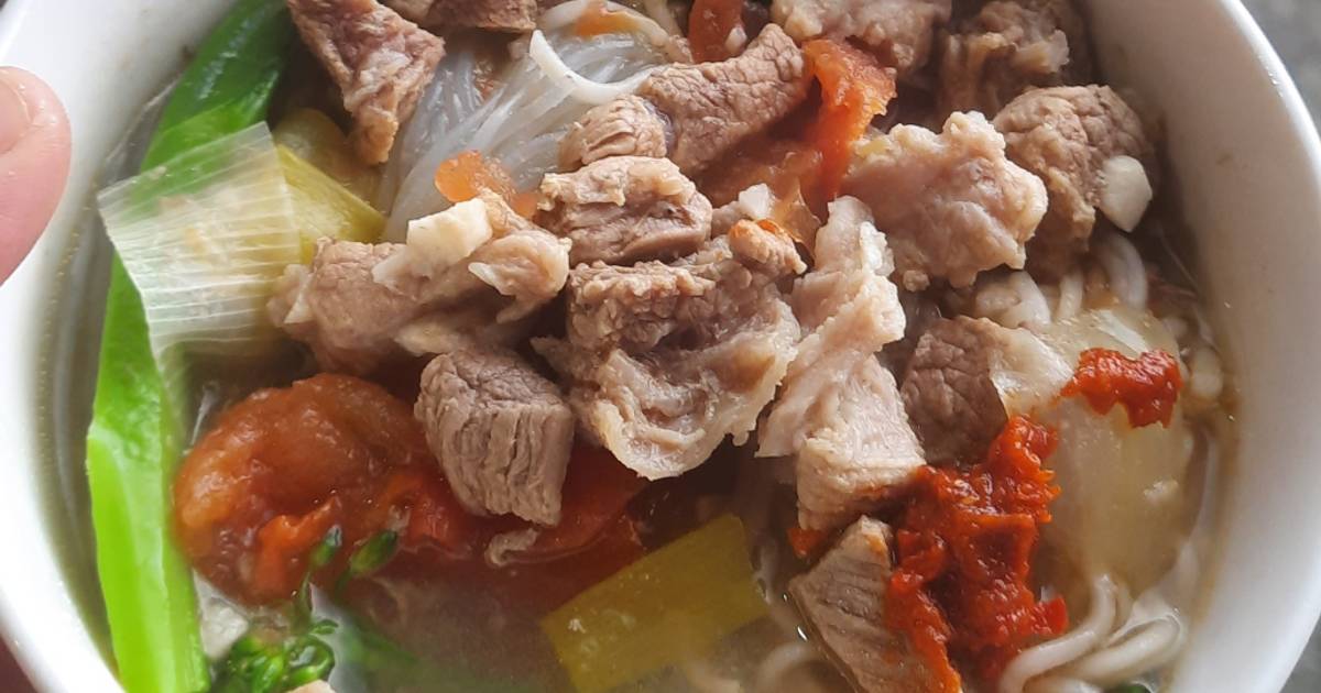 Resep 57. Soto Daging Bening Khas Solo oleh Mega Nahampun - Cookpad