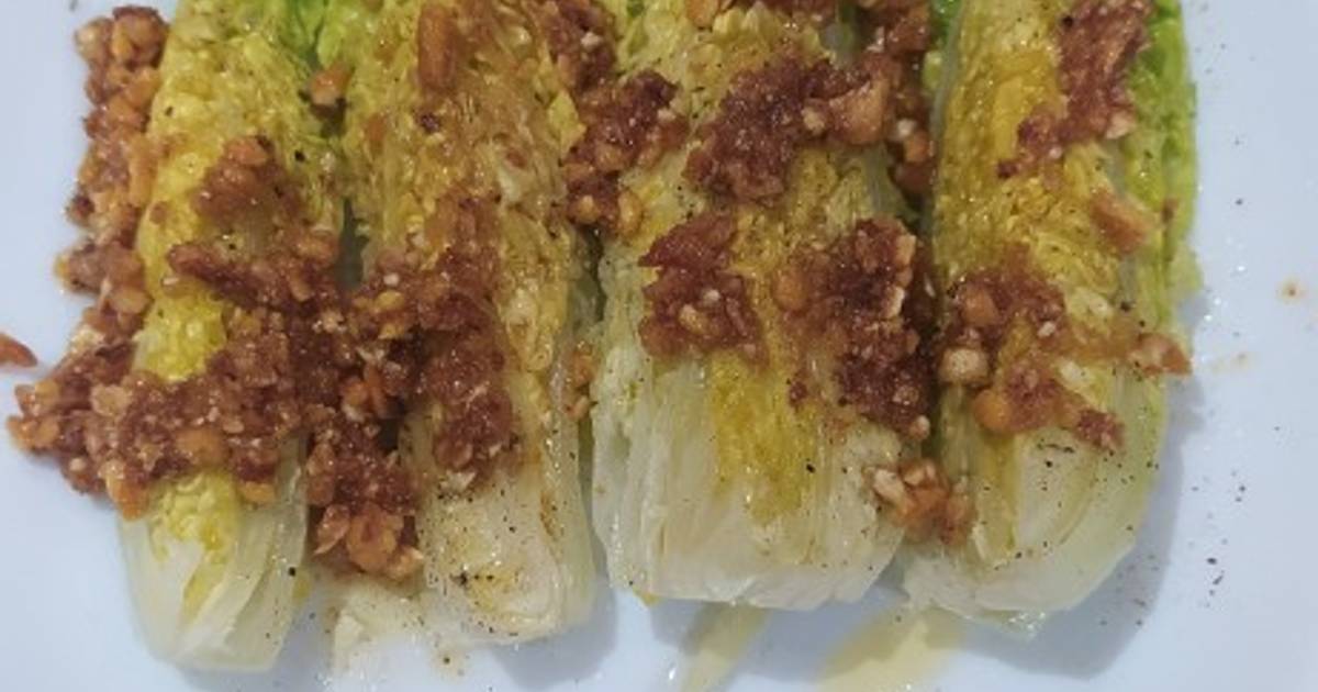 Cogollos de lechuga con kikos Receta de Jose Mari Kampano- Cookpad