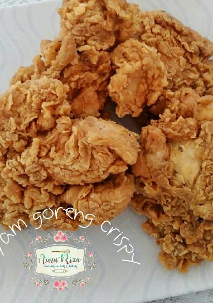 Resep Ayam goreng crispy aka Kentucky oleh Aura Riza - Cookpad