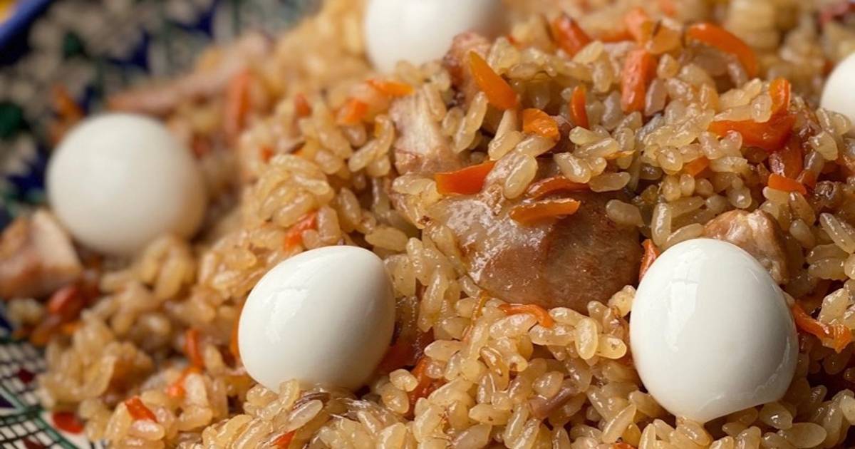 Uzbekistan Chicken Plov Recipe by Aunty Eiko's international cuisine ...