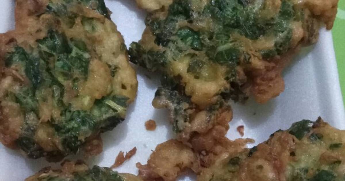 Resep Fried spinach (dadar bayam) oleh dinybbs - Cookpad