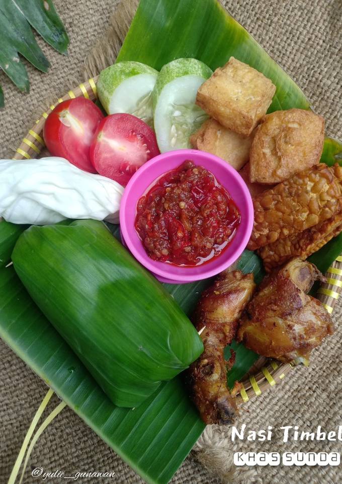 Resep Nasi Timbel Khas Sunda oleh 🌷Yulie Yuda Gunawan🌷 - Cookpad