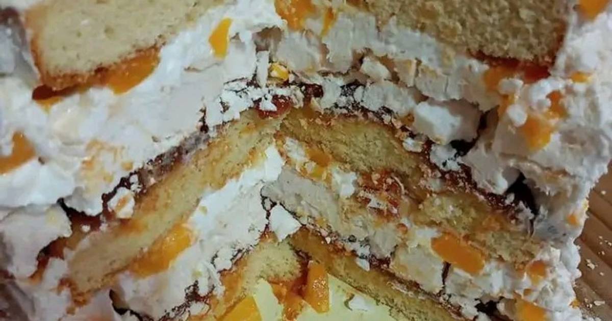 Torta chajá Receta de Jimena Prado- Cookpad