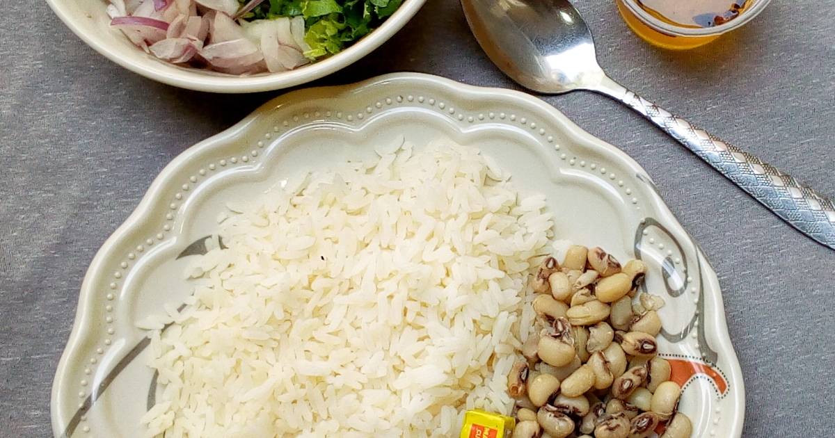 Rice and beans (garau garau) Recipe by Ruqayyah Anchau - Cookpad
