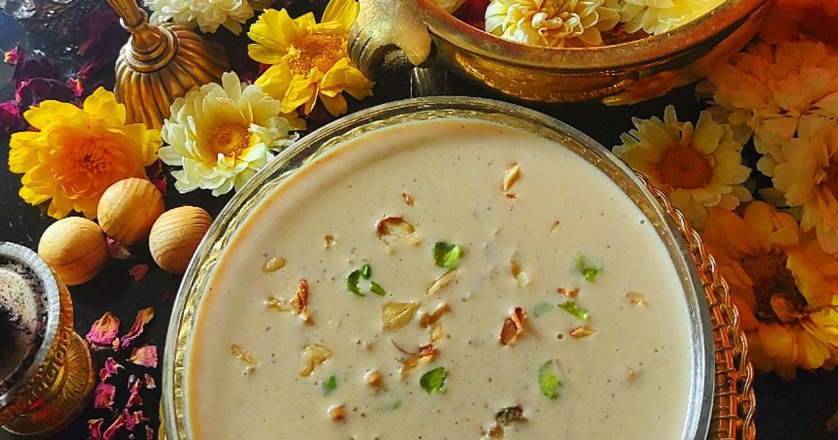 Kheer Basundi Recipe by Suchitra S(Radhika S) - Cookpad