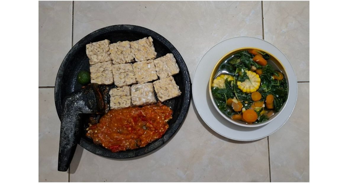 Resep bayam tempe rebus rumahan enak dan mudah - Cookpad