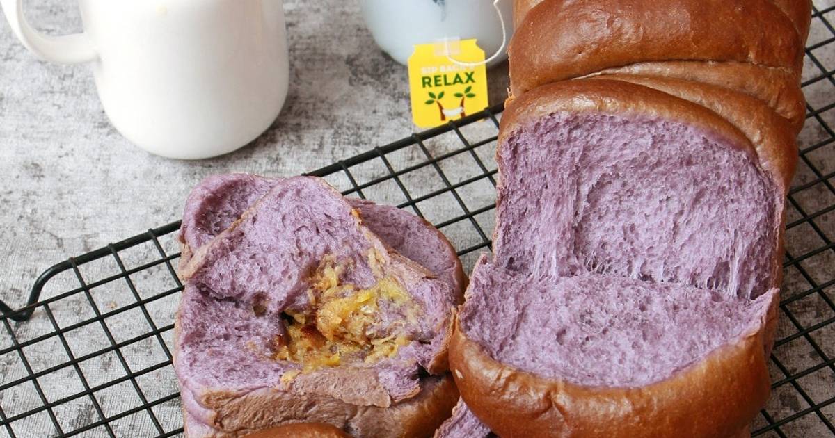 Resep Roti Sisir Taro isi Pisang oleh mache.cooksperiment - Cookpad