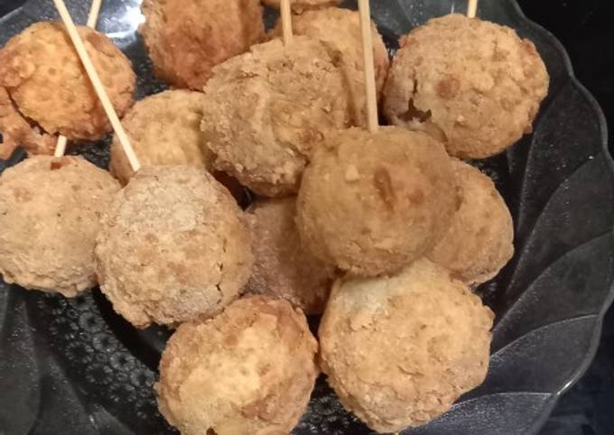 Resep Sate Bakso Crispy oleh Yunni Bunda Couple A - Cookpad