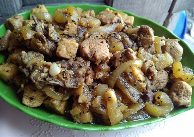 Resep Ayam lodrong blackpaper oleh Genesis_larasaty - Cookpad