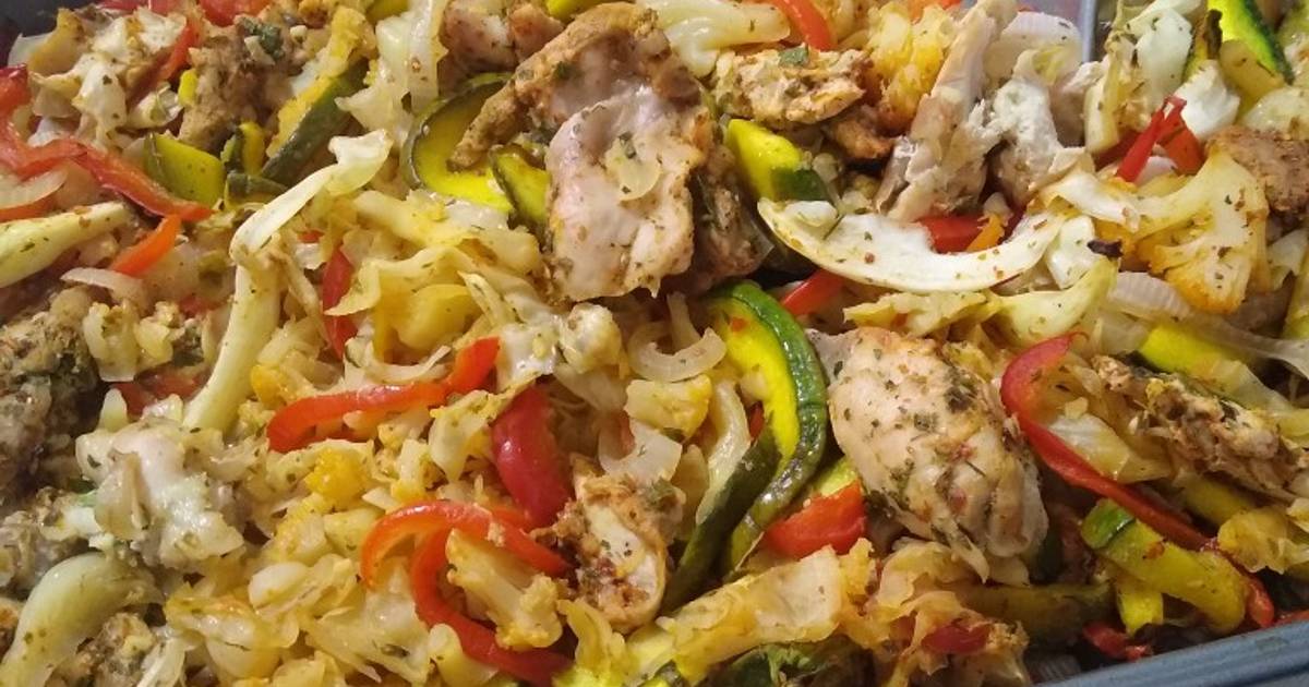 Pollo primavera😍 Receta de Meli Luna- Cookpad