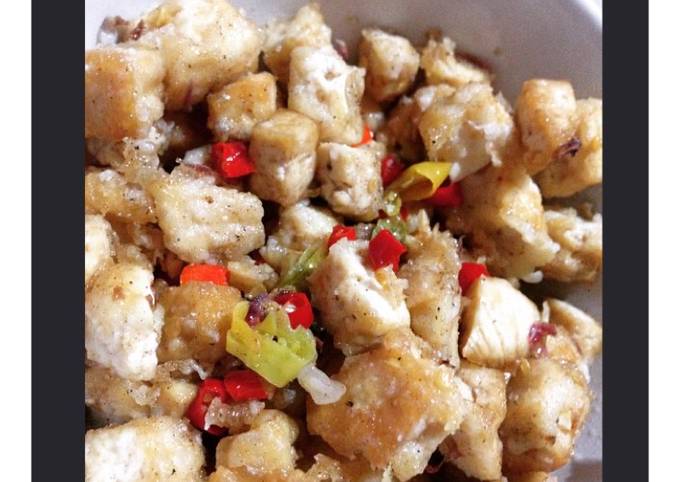 Resep Tahu cabai garam oleh Iin wardoyo - Cookpad