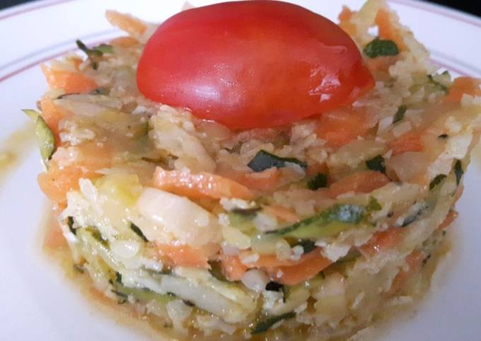 Rallado de verduras con especias Receta de COCINA LA PELIRROJA - Cookpad