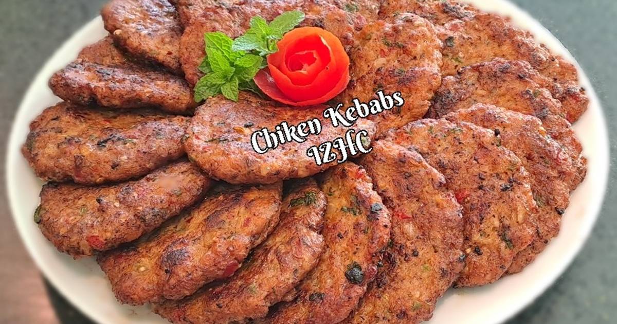 🍗🌮Chiken Kebab🌮🍗 Recipe by Irum Zaidi Home Cooking - Cookpad