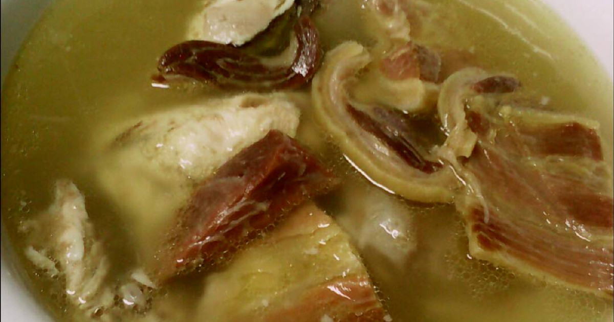 Caldo De Cocido Casero Receta de Mayte Fuentes Garcia