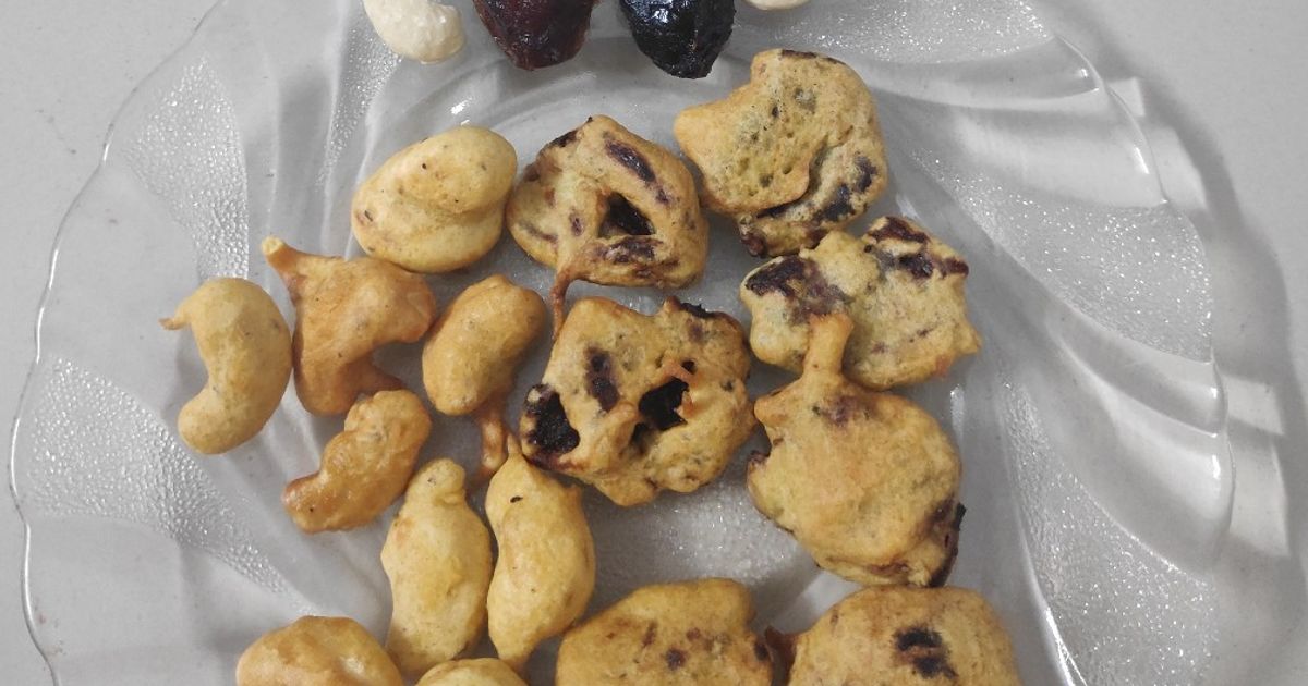 Dry Fruit Fritters😋 Recipe by Anoli Vinchhi - Cookpad