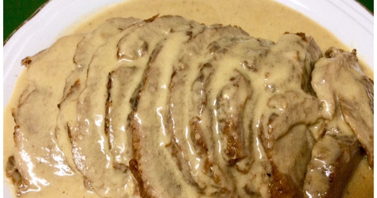 Pez O Rabillo De Ternera Con Salsa De Nata Receta de Mayte Fuentes Garcia