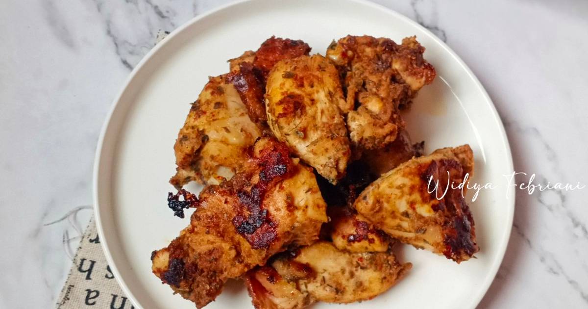 Resep Grilled Cajun Chicken oleh Widiya Febriani - Cookpad