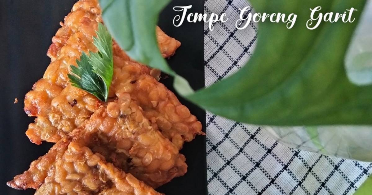 Resep Tempe Goreng Garit oleh Intan Oktarina - Cookpad
