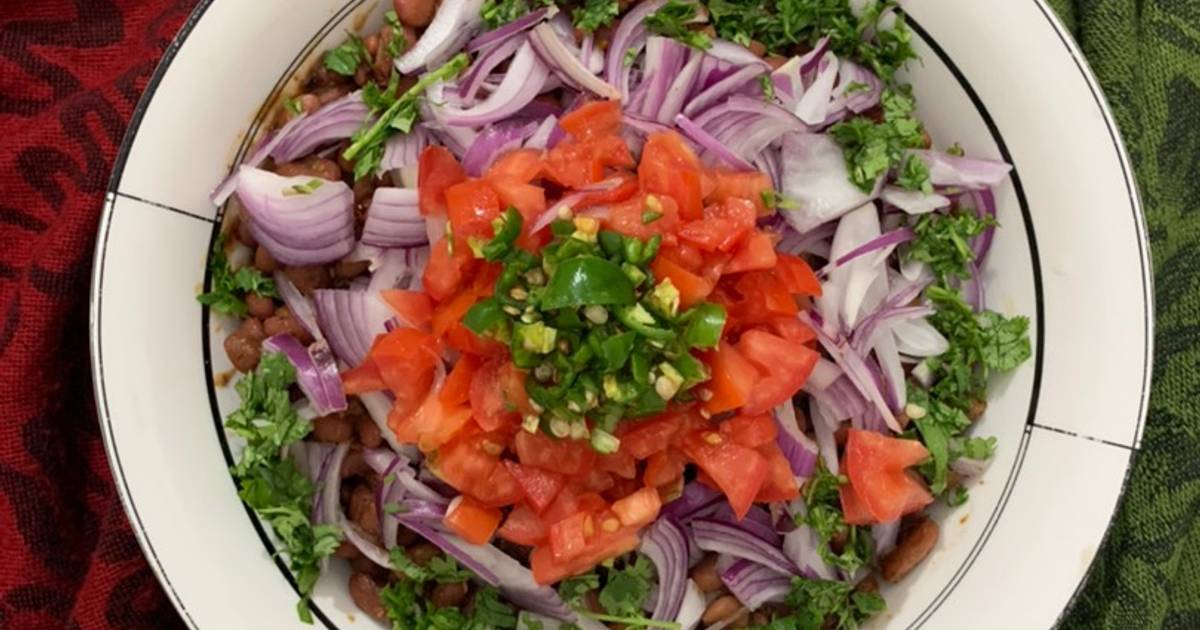 Red beans chaat Recipe by Sarosh Zeeshan - Cookpad