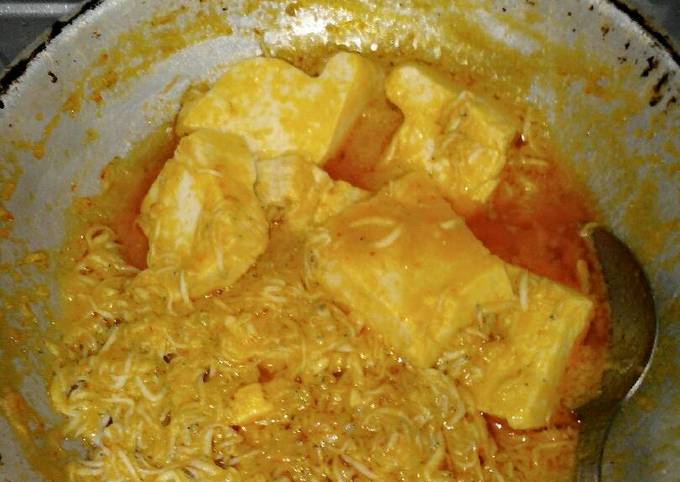 Resep Teri nasi + tahu bumbu rujak (resep mertua) oleh I F A - Cookpad