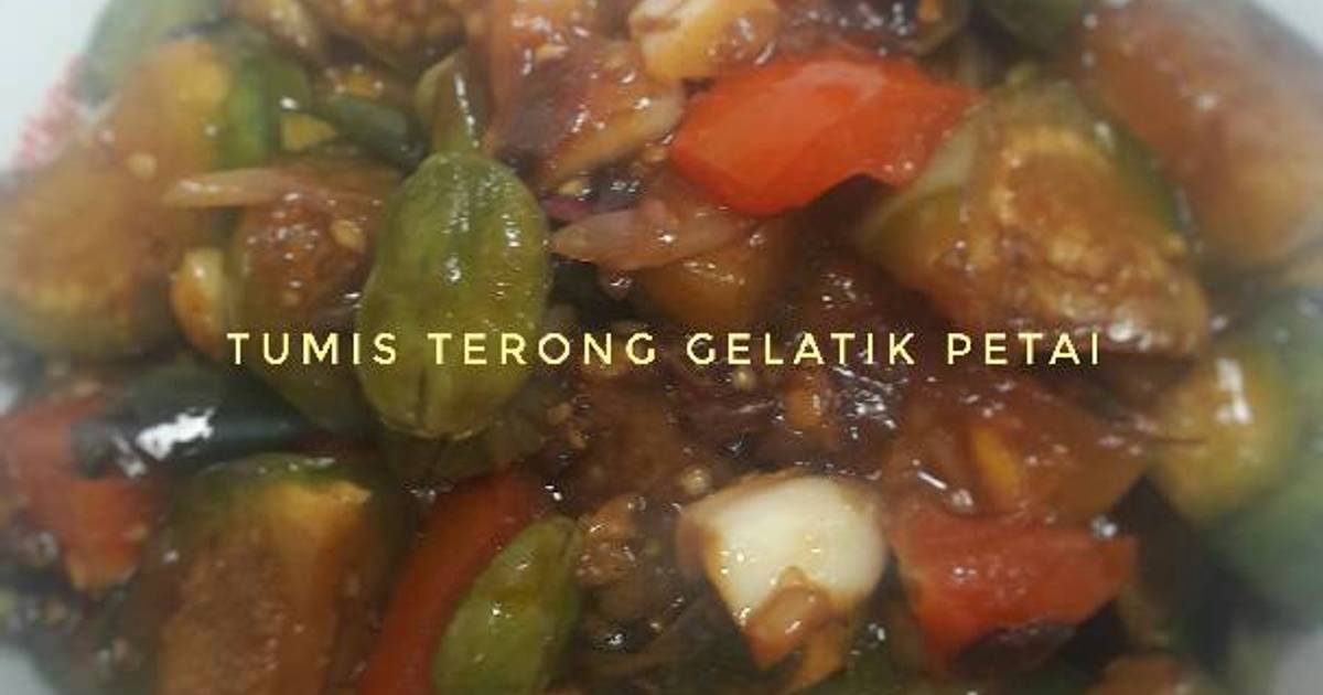 36 resep tumis terong bulat pete enak dan mudah - Cookpad