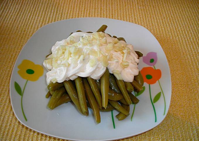 Judías verdes finas con mayonesa al ajo Receta de "cocinar con jorgette ...