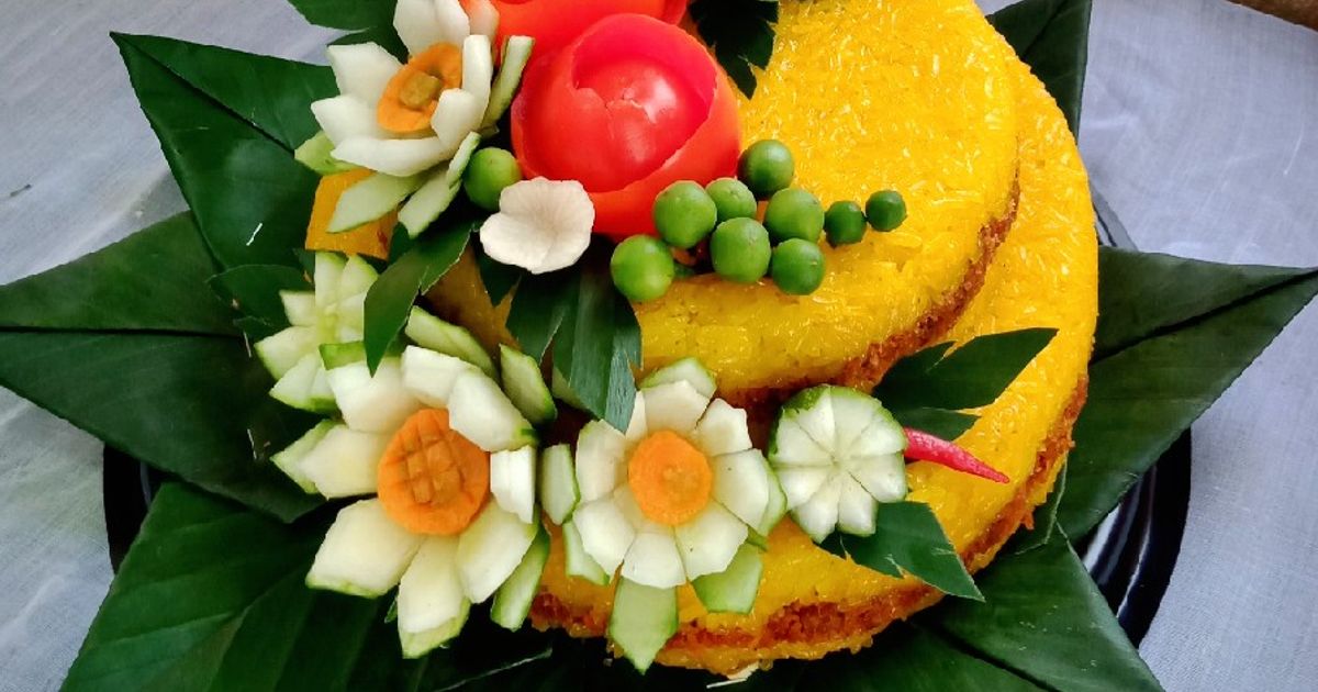 Resep Pulut/Ketan Kuning Berhias Serundeng Kelapa Pedas oleh ZK Rahman ...