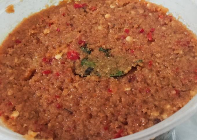 Resep Sambel Kacang (sambel pecel) oleh Dewi Pras - Cookpad
