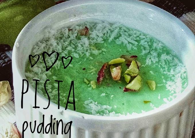 Pista pudding Recipe by Ummeabdullah - Cookpad