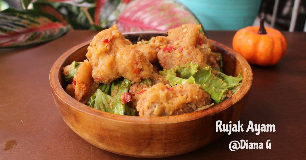Resep Rujak Ayam oleh diana gerald - Cookpad