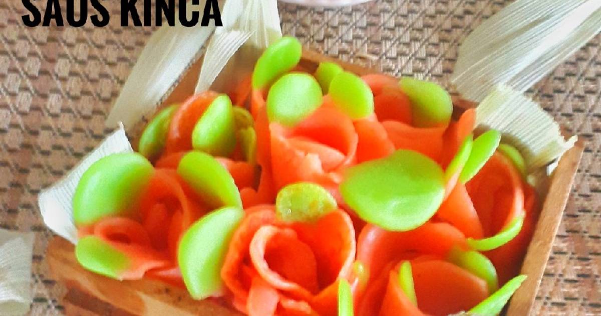 Resep Roti Jala Bunga Saus Kinca oleh Mey's Cila - Cookpad