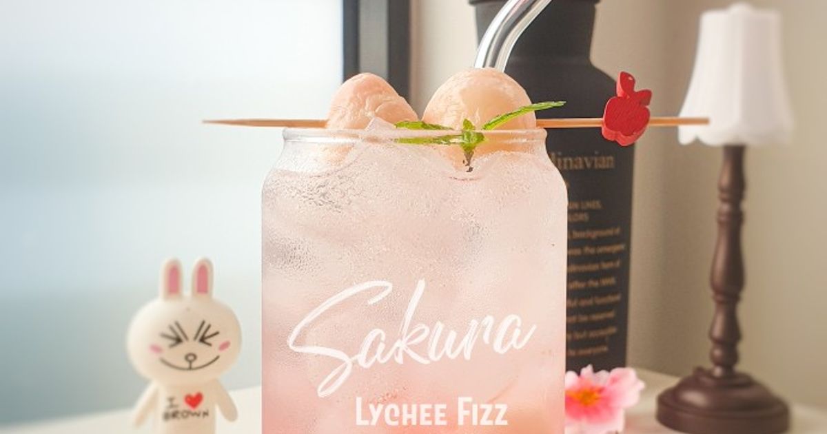 Resipi Sakura Lychee Fizz oleh Jeehan Kitchen - Cookpad