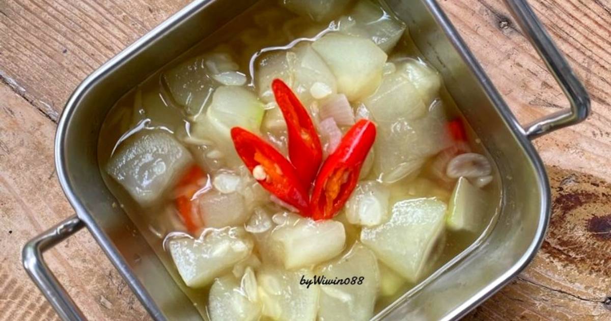 Resep labu air enak, sederhana & praktis untuk keluarga