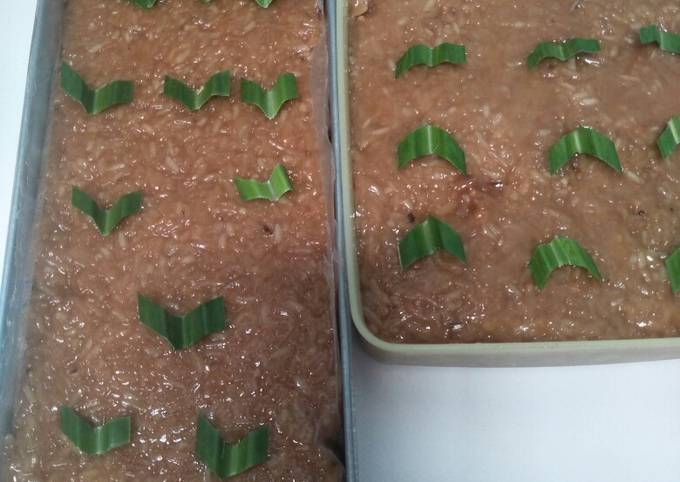 Resep Wajik ketan gula aren oleh Lienda Sari - Cookpad