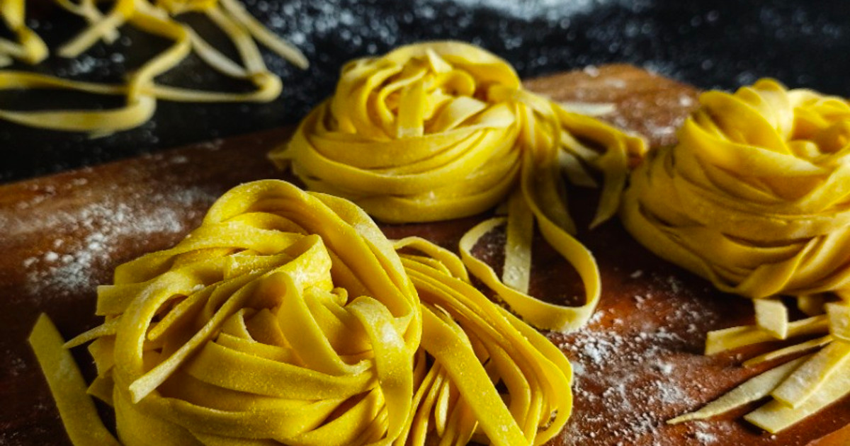 Resep Mie Pipih Kabocha Homemade oleh Noni Sukmawati - Cookpad