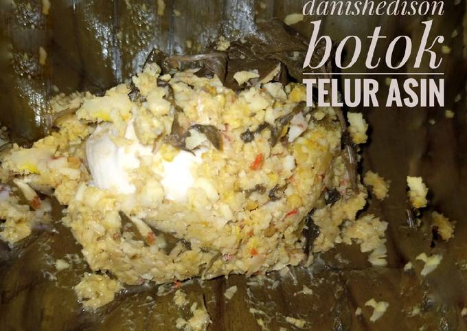 Resep Botok kelapa telur asin oleh Danish Edison - Cookpad