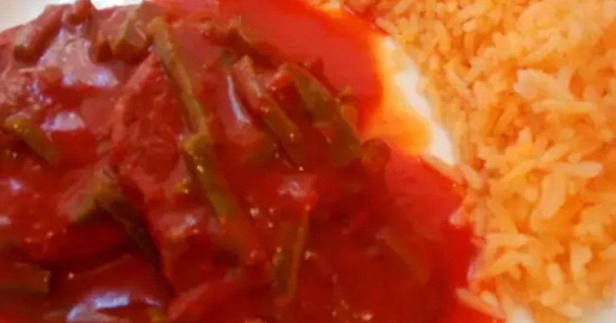 Shrimp Patties In Guajillo Sauce With Nopales Recipe By Noe De Santiago